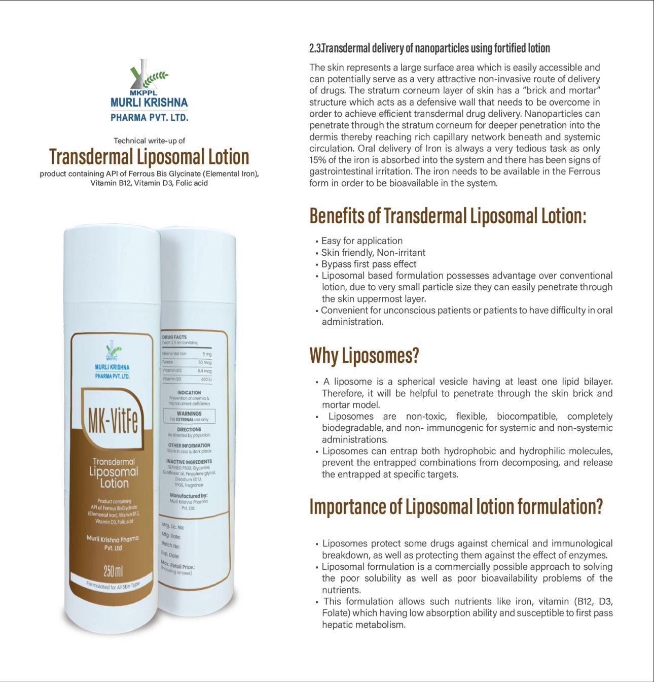 MK-VitFe for CKD Patients | Murli Krishna Pharma