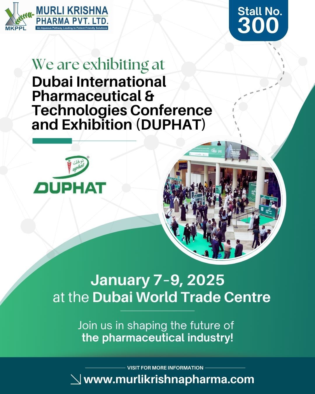 DUPHAT 2025 – Dubai World Trade Center | Stall No. 300 – Murli Krishna ...